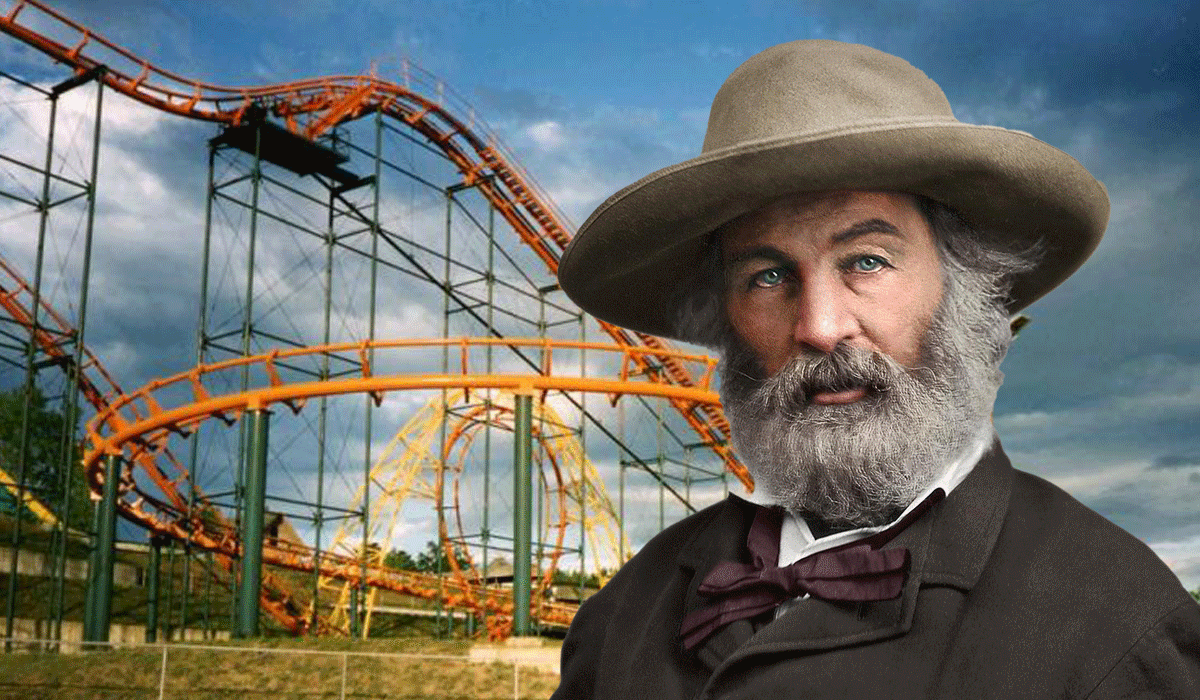 Walt Whitman Rides the Steamin’ Demon Rollercoaster at Six Flags ...